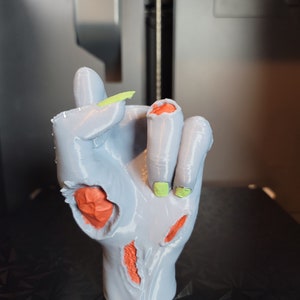 Collapsing Middle Finger ZOMBIE EDITION | Desk Toy | Gag Gift | Fun ...