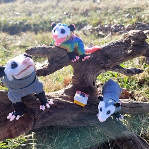 Possum Flexi Figurine | Fidget Toy | Desk Toy | Unique Gift | 3D ...