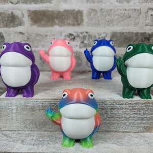 Cheeky Middle Finger Frog | Gag Gift | Fun Desk Toy | Stocking Stuffer ...