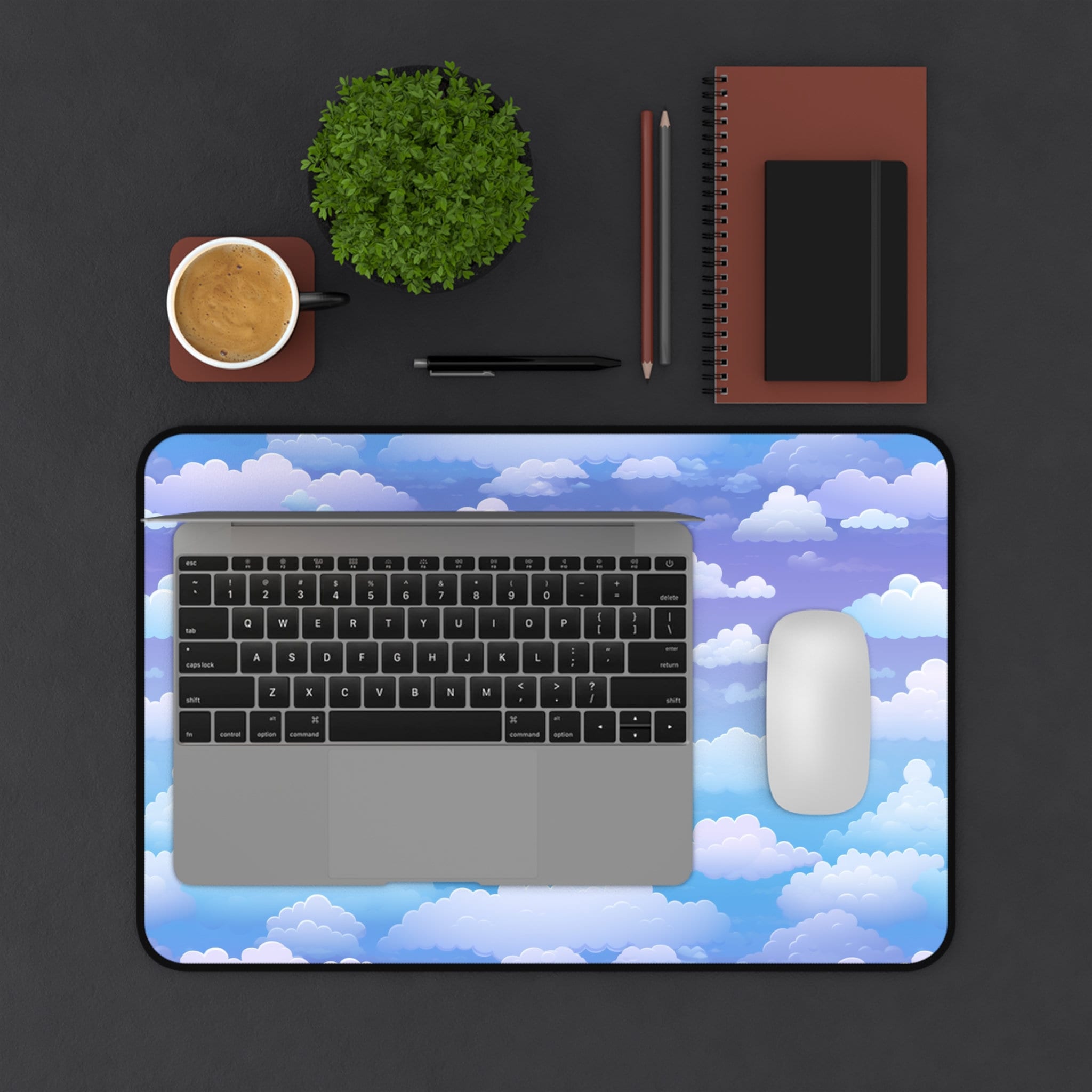 Pixel Art Cloudy Desk Mat - Etsy