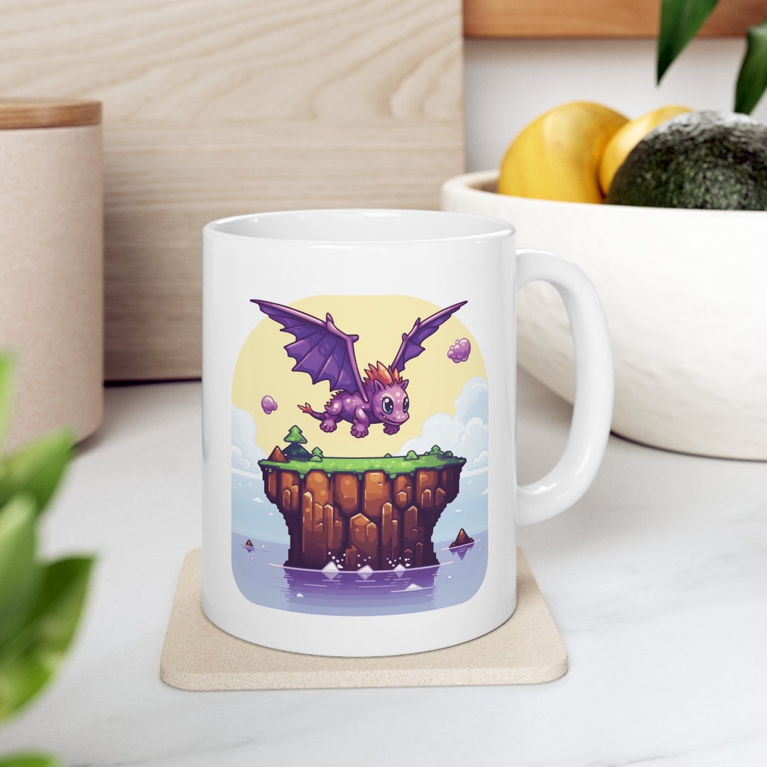 Ceramic Mug Pixel Art Dragon Mug Custom Coffee Mug Gift Mug - Etsy
