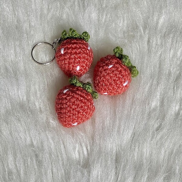Crocheted Strawberry - Etsy