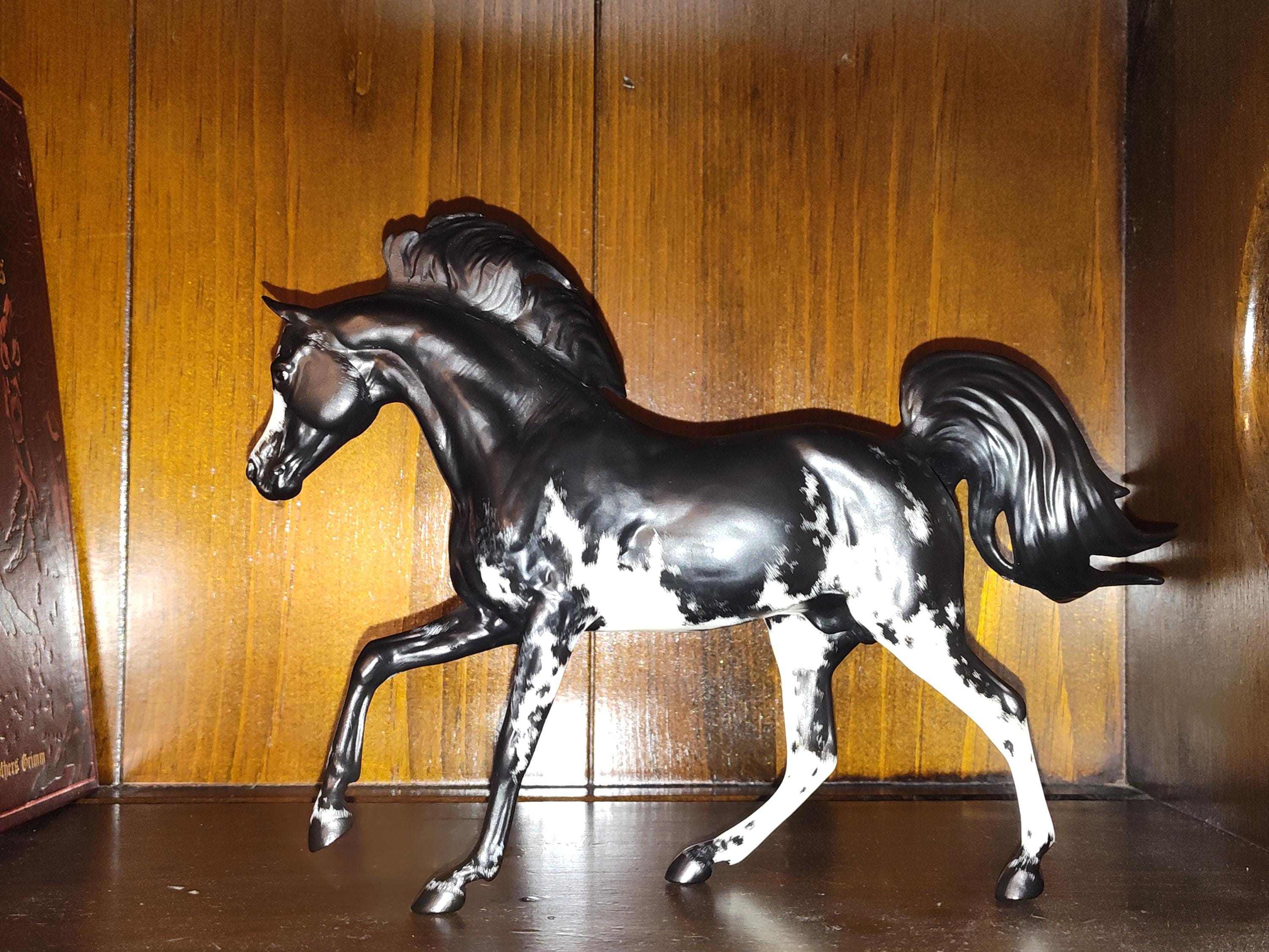 Custom Hand Etched Maximum Black Sabino Malik Arabian Breyer Classic ...