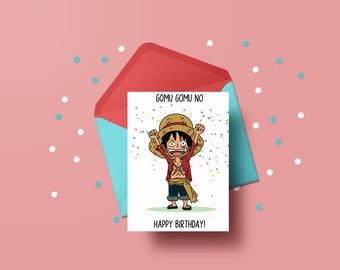 One Piece Anime Birthday - Etsy
