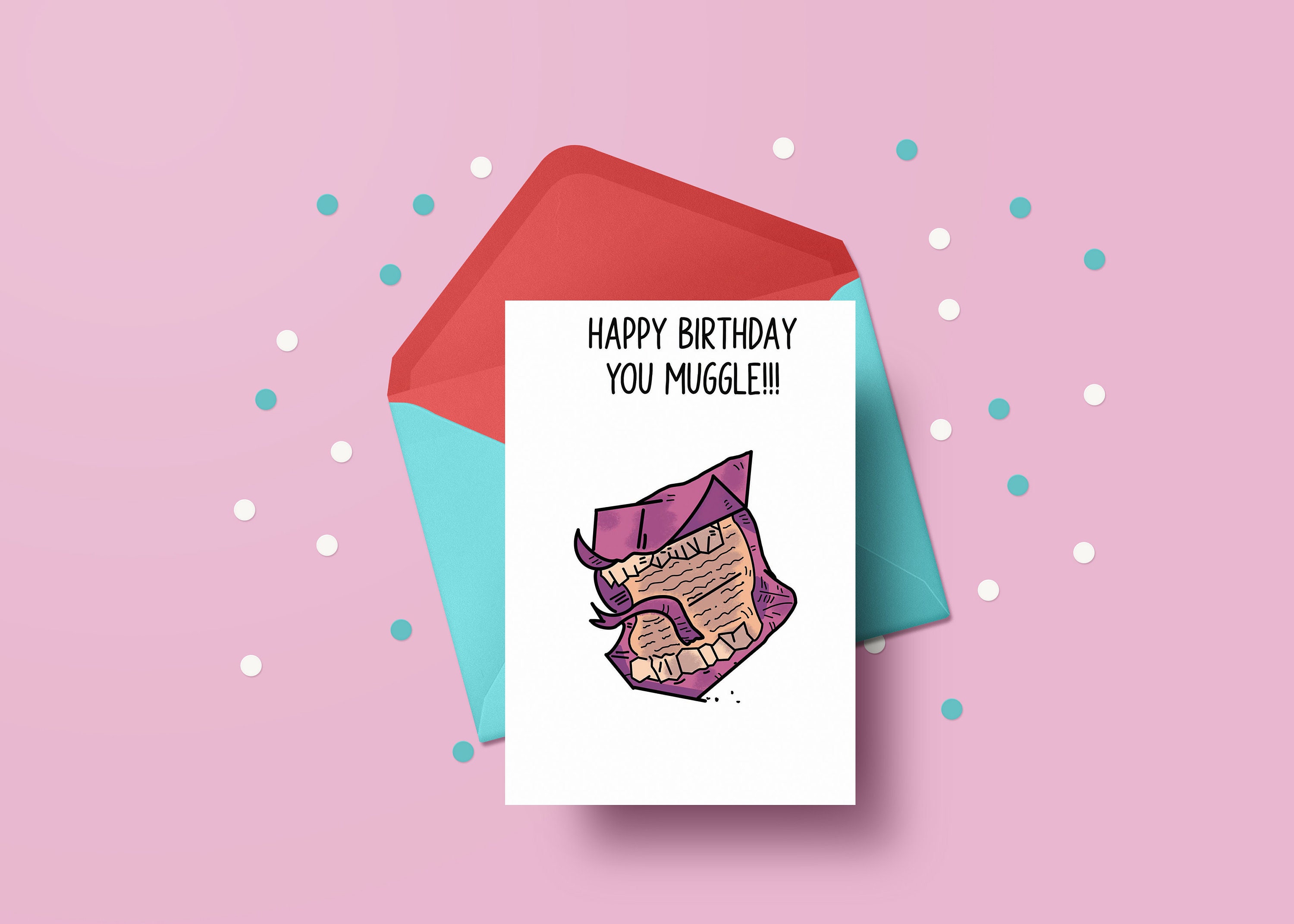 Funny Wizard Birthday Card Wizard Greeting Card Greeting Card Birthday ...