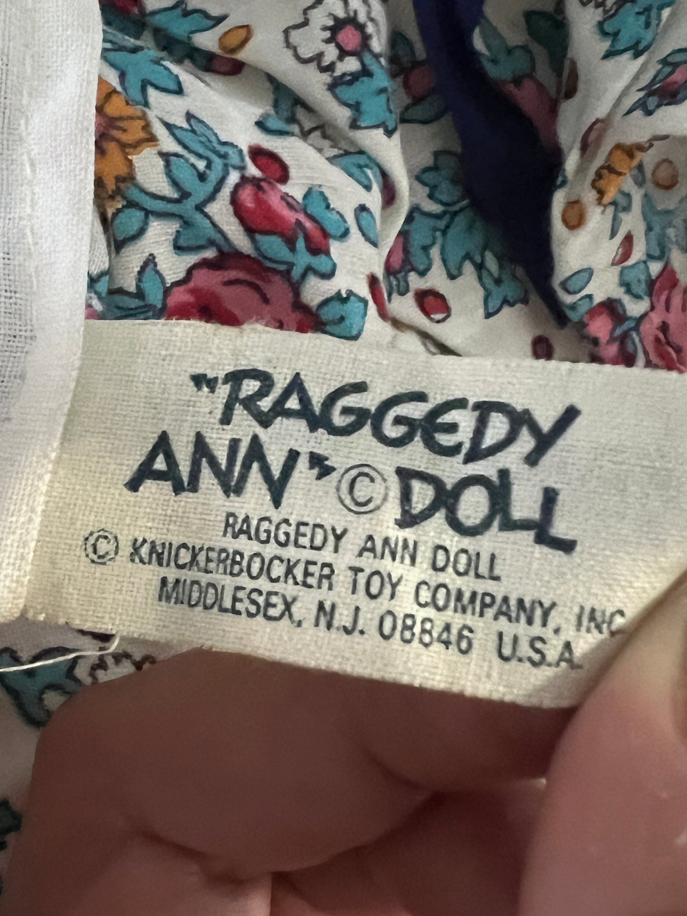 Vintage Knickerbocker Raggedy Ann Doll - Etsy