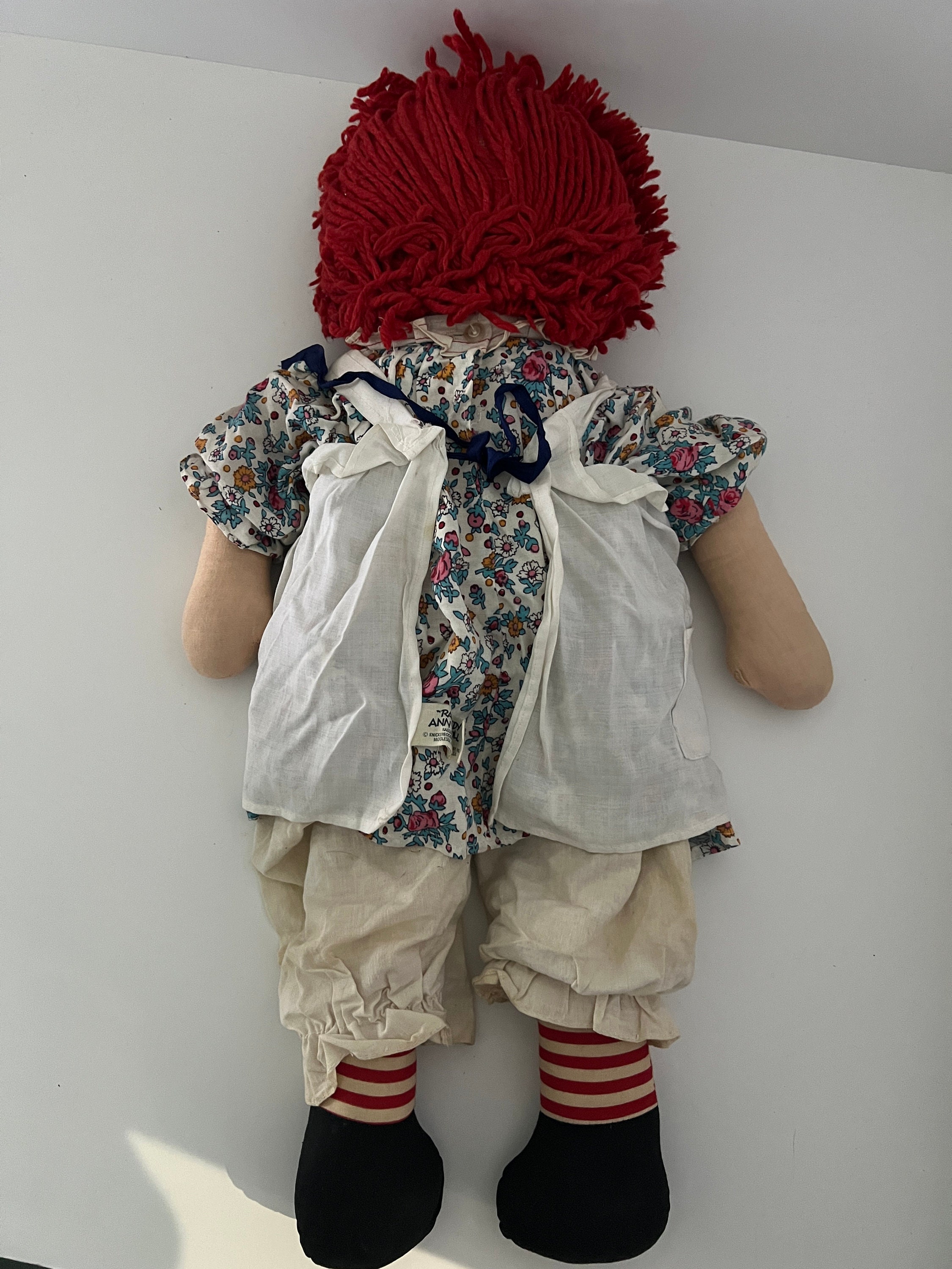 Vintage Knickerbocker Raggedy Ann Doll - Etsy