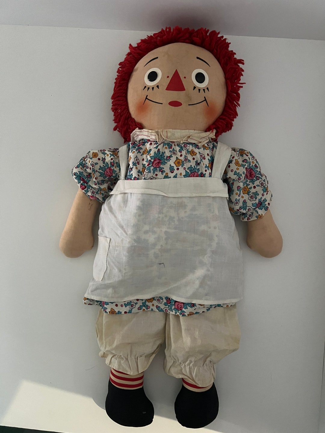 Vintage Knickerbocker Raggedy Ann Doll - Etsy