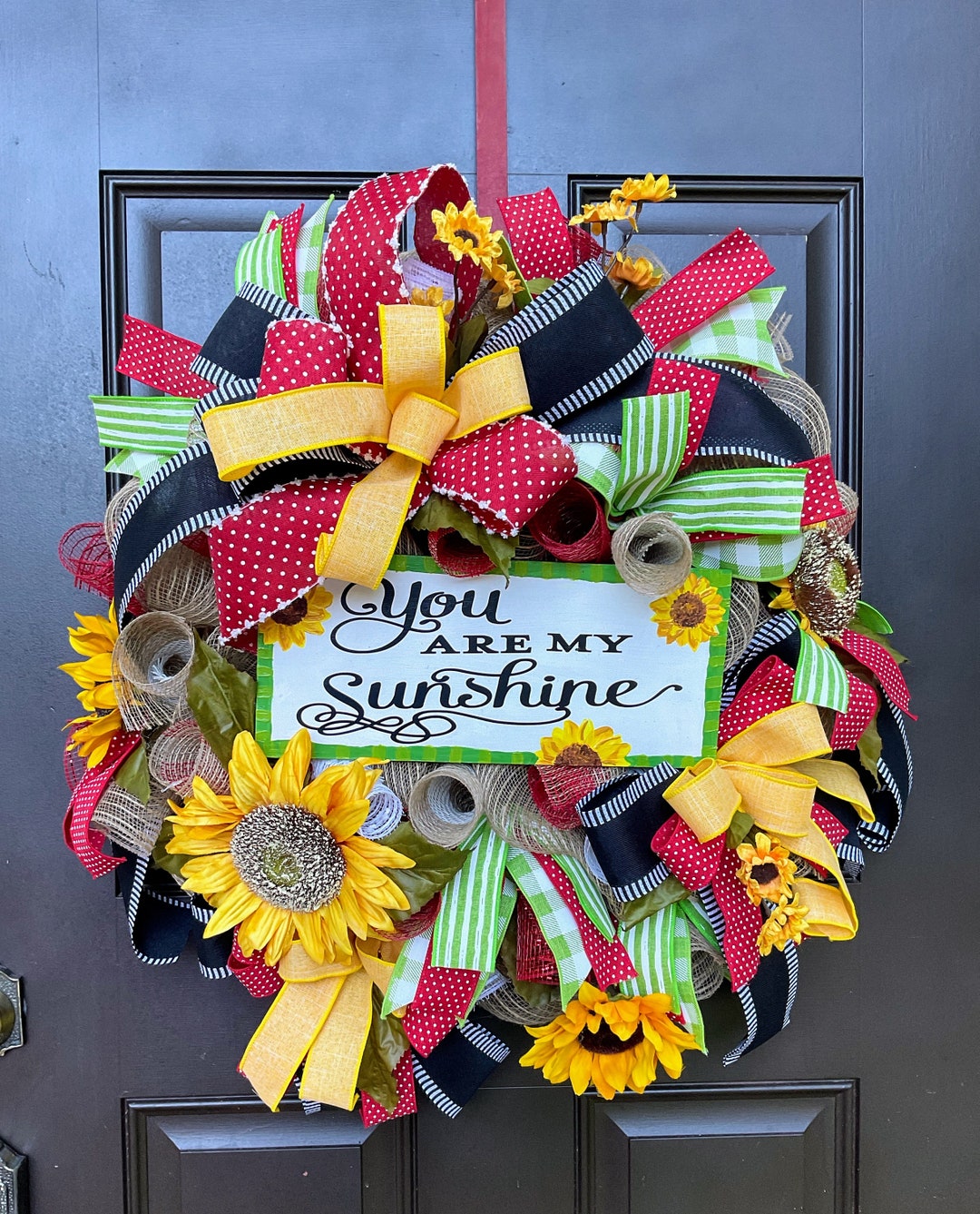 You Are My Sunshine Front Door Year Around Wreath - Etsy