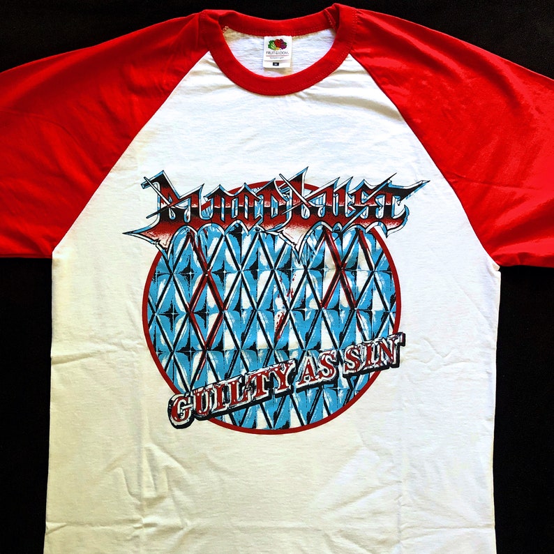 BLOODLUST Guilty as Sin Shirt Official Size XL US Metal 80s Reprint ...