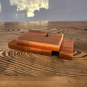 Solid Cherry Wood Phone Stand || Collapsable || the Perfect Gift - Etsy