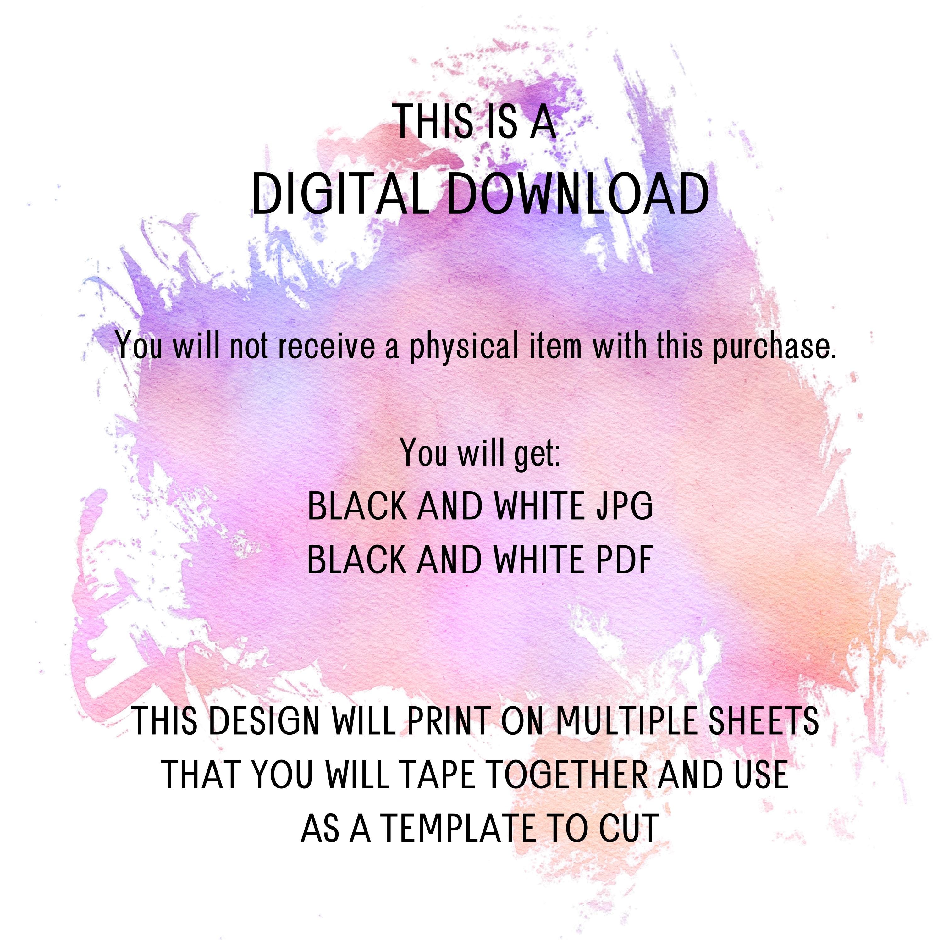 TEACHER Door Hanger Template | Digital Template | Door Hanger Template ...