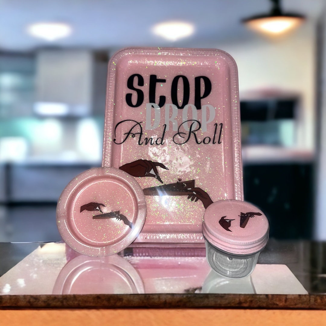 Stop Drop and Roll Rolling Tray Set - Etsy