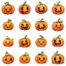 25 Cute Pumpkins Clipart, Cute Pumpkins Digital Papers, Fantasy Clip ...