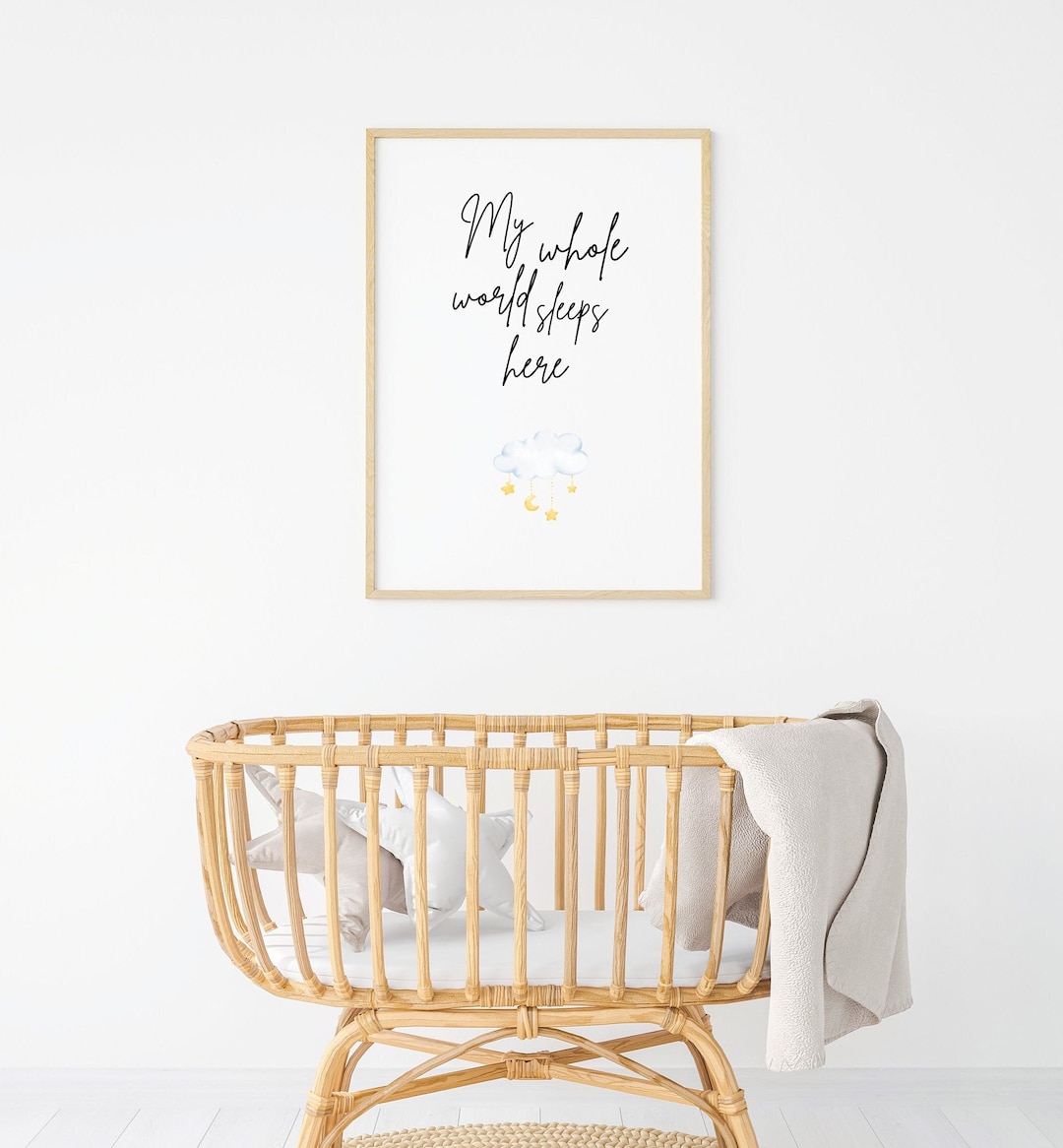 Nursery Quote Print. Baby Room Printable. Digital Download Wall Art ...
