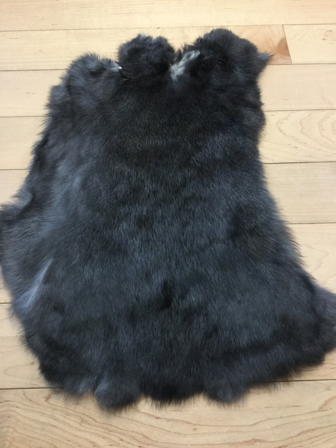 Dark Rabbit Skin Fur Fly Tying Trim Lining Craft Cosplay LARP Viking ...