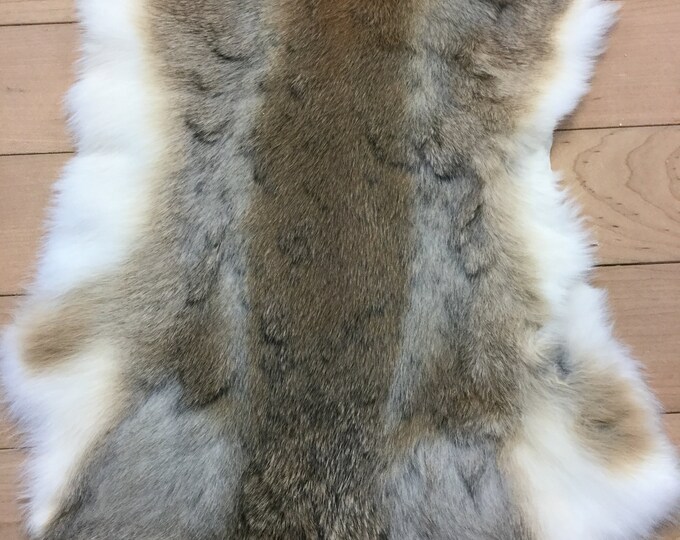 Brown Rabbit Skin Fur Fly Tying Trim Lining Craft Cosplay LARP Viking 2 ...