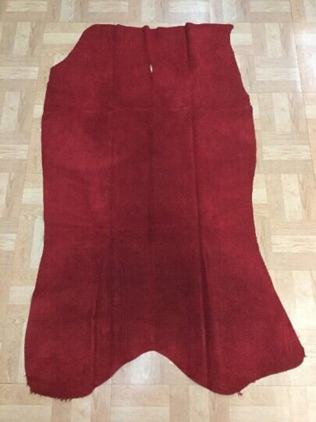 Tanned Red Pig Split Leather Craft Regalia Costume Cosplay LARP Book ...