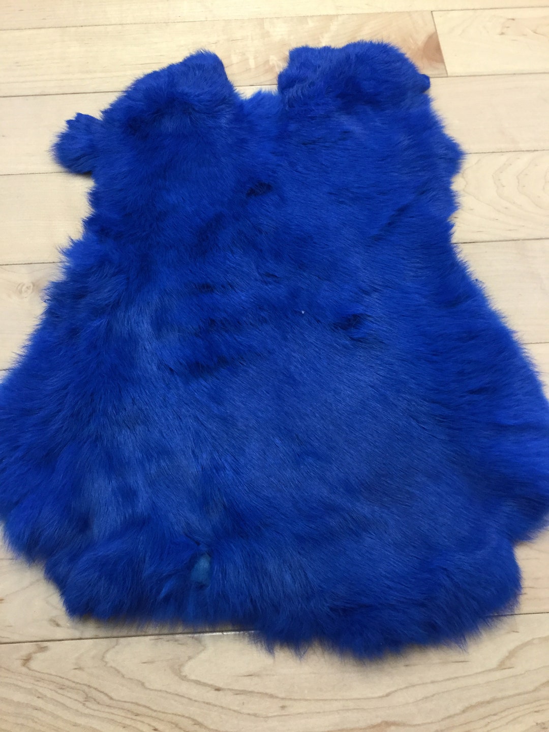 Blue Rabbit Skin Fur Fly Tying Trim Lining Craft Cosplay LARP Viking 1 ...