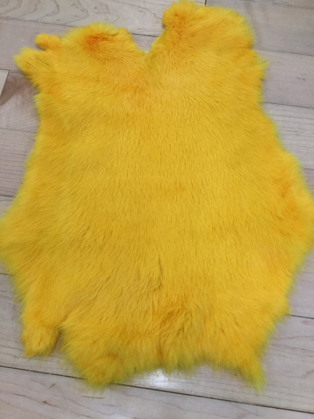 Peach Rabbit Skin Fur Fly Tying Trim Lining Craft Cosplay LARP Viking 1 ...