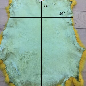 Peach Rabbit Skin Fur Fly Tying Trim Lining Craft Cosplay LARP Viking 1 ...