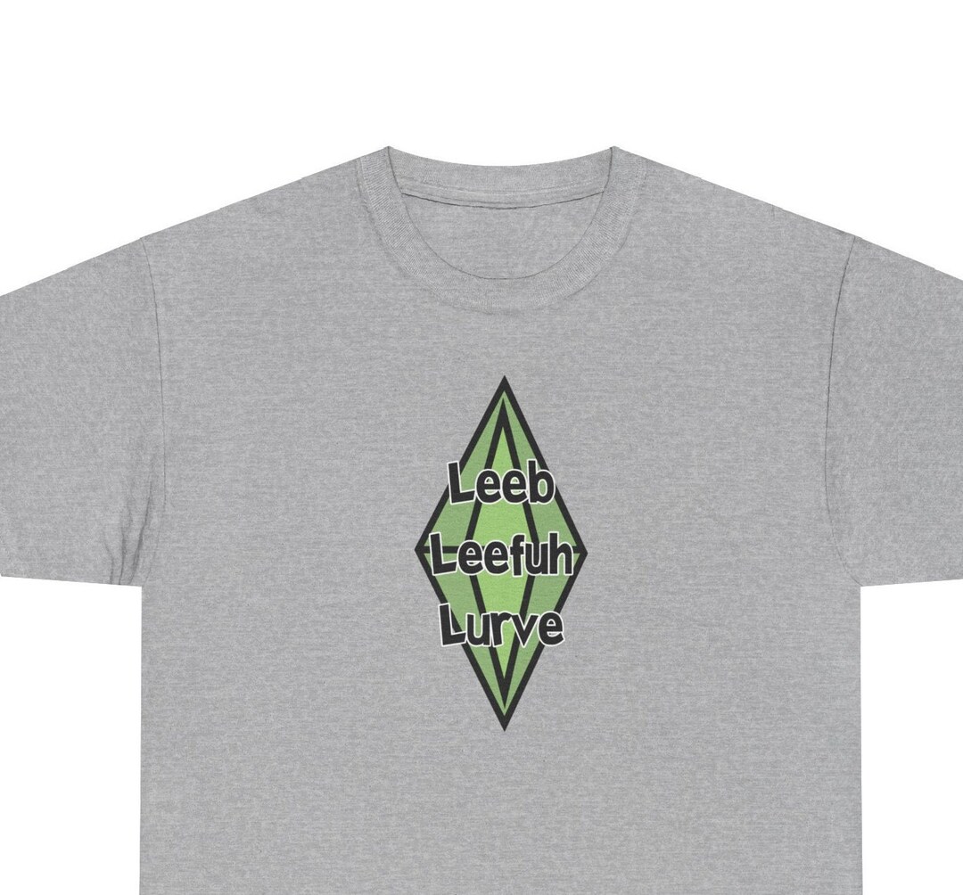 Leeb, Leefuh, Lurve Sims Plumbob Unisex Heavy Cotton Tee - Etsy