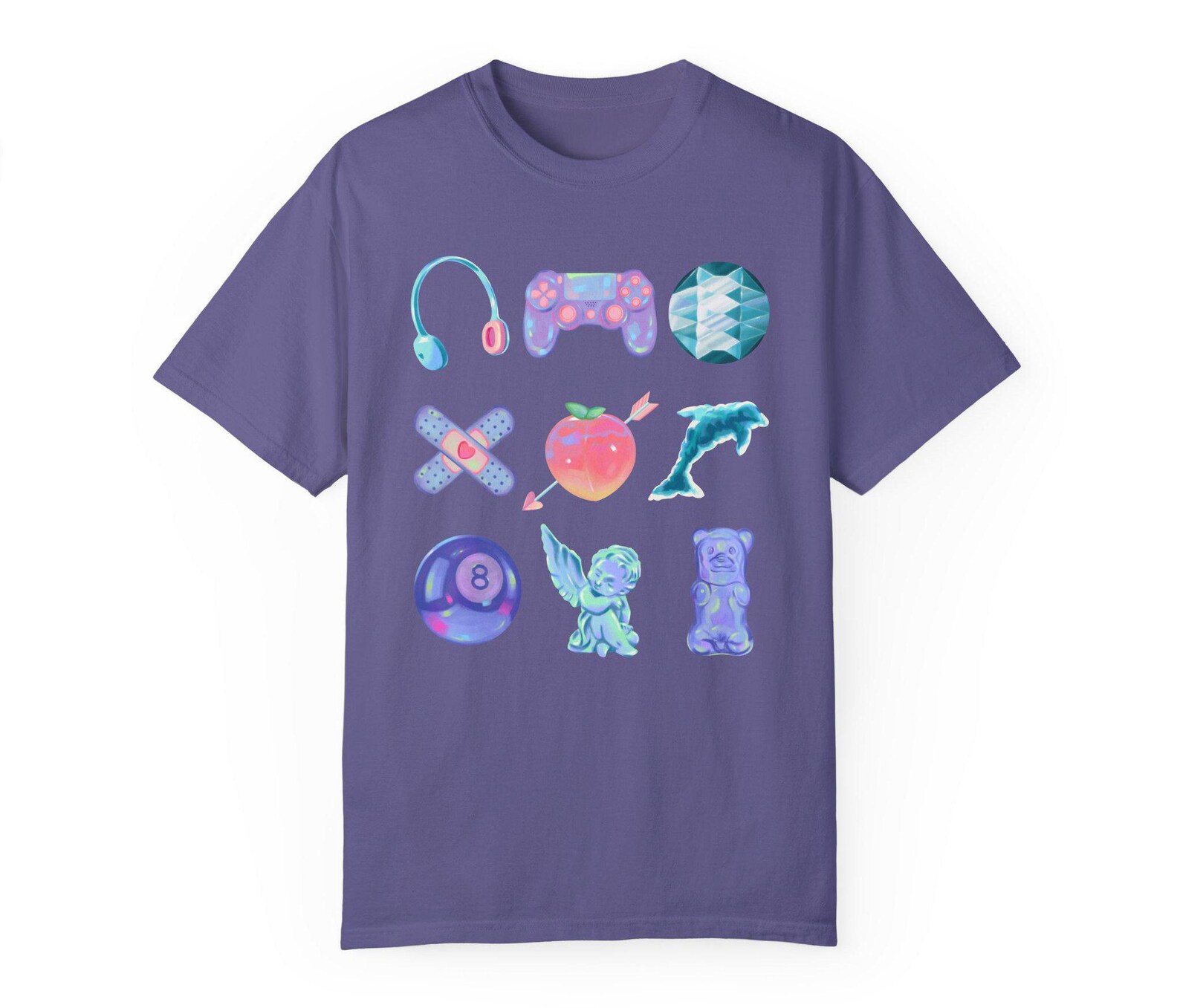 Vaporwave Shirt Y2k Shirt 2000s Cyberpunk Shirt Frutiger Aero Kawaii ...