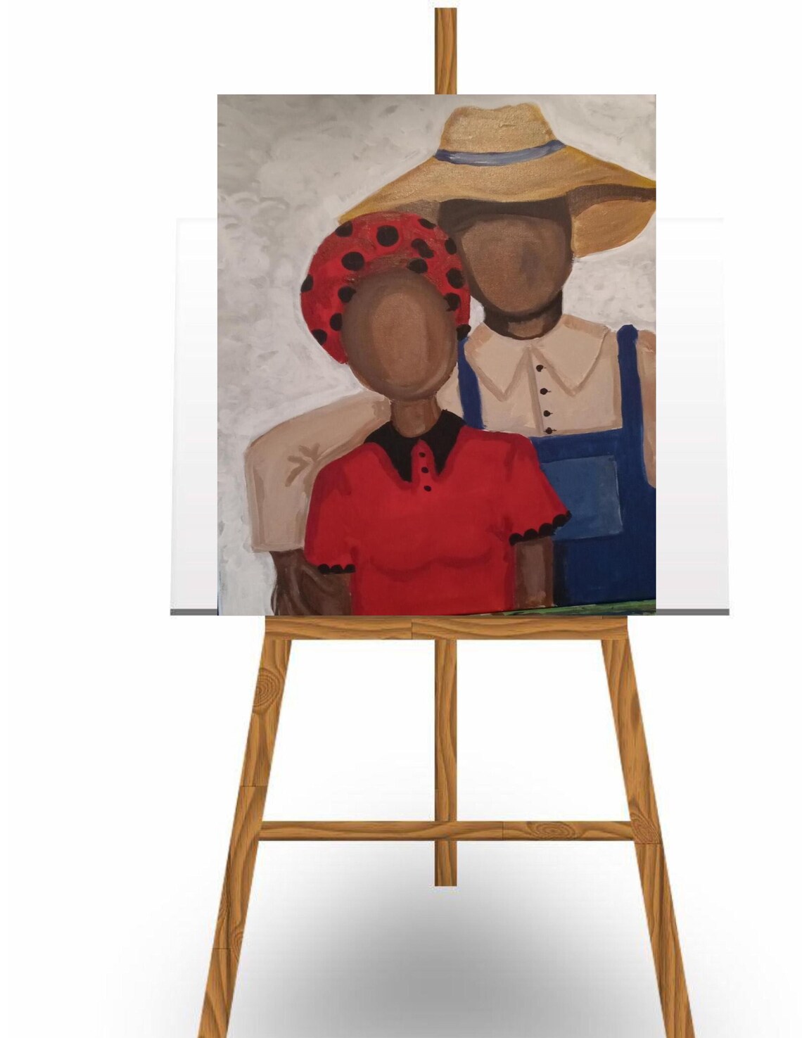 Gullah Painting Acrylic, Original African America. Low Country Titled ...