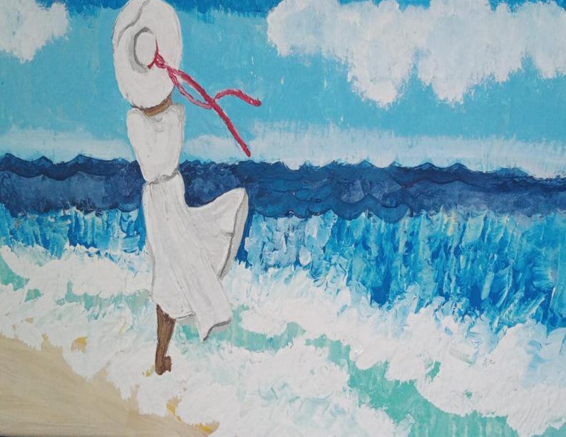 Gullah Painting Acrylic, Original African America Low Country Title ...