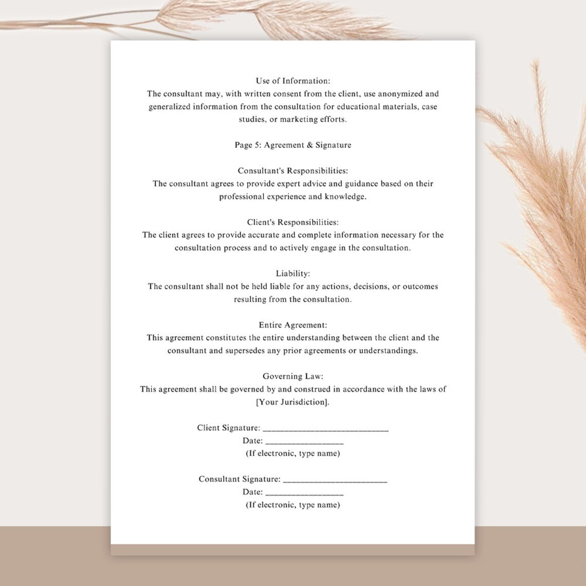 Client Consultation Form, Client Consultation Template, Hair ...