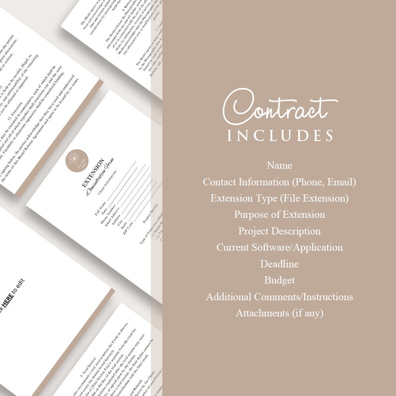 Hair Extension Consultation Form, Hair Extension Template, Hair ...
