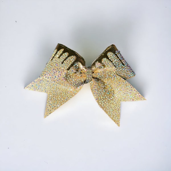 Gold Cheer Bow - Etsy
