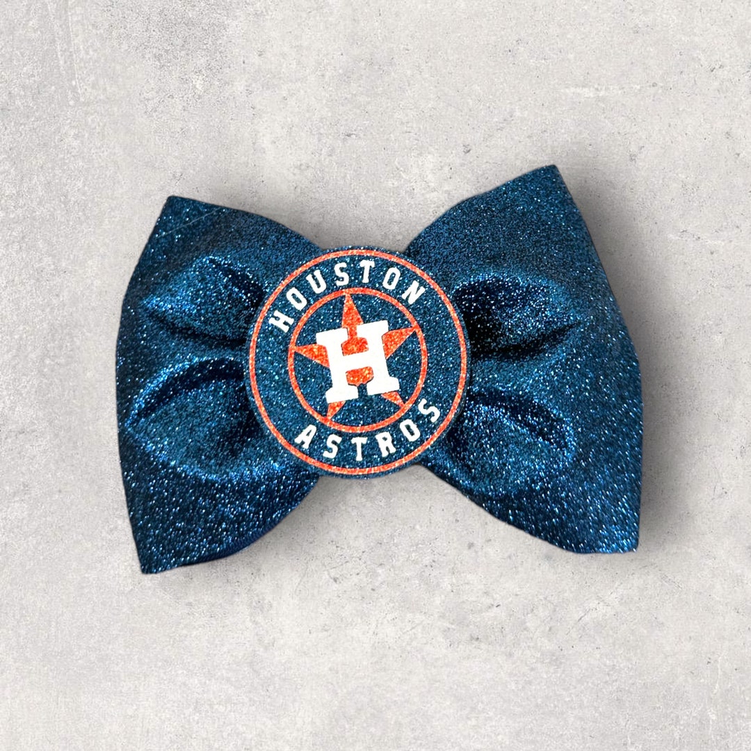 Astros Cheer Bow, Houston Astros Inspired Cheer Bow - Etsy