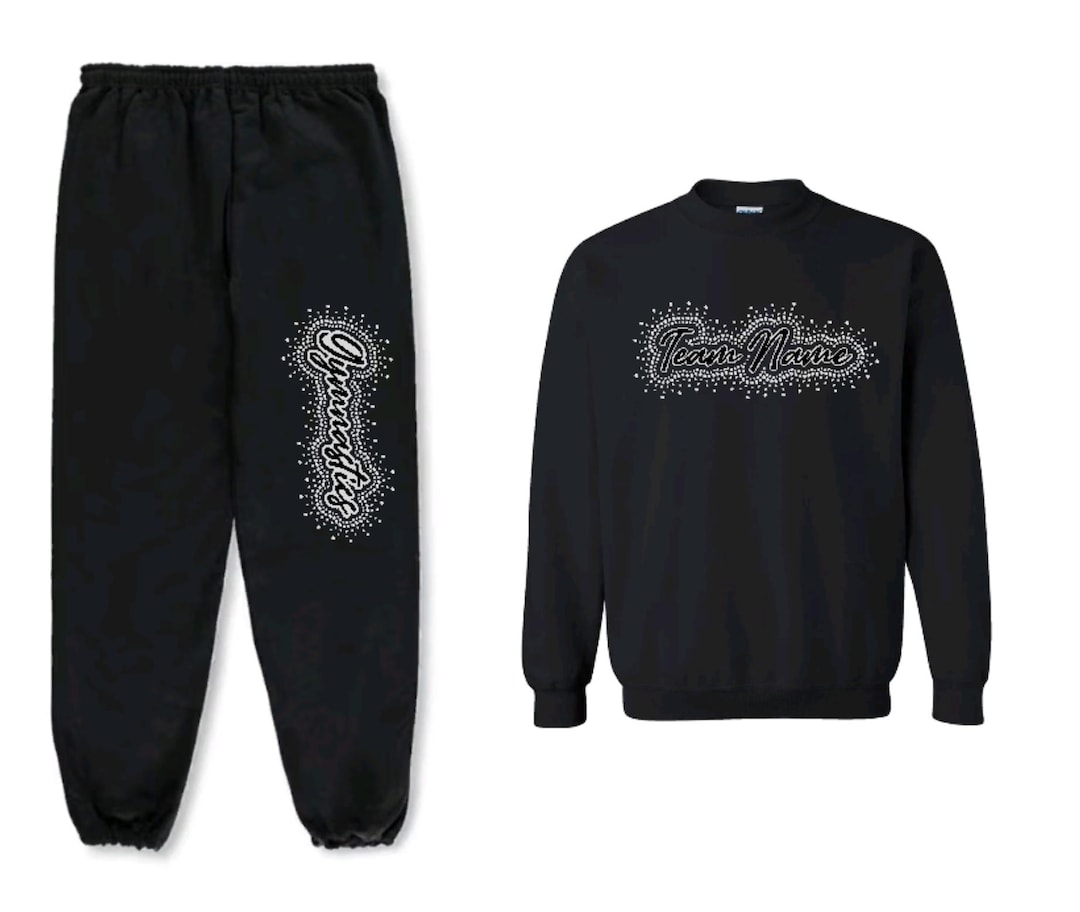 Bling Sweatshirt & Sweatpants Combo - Etsy