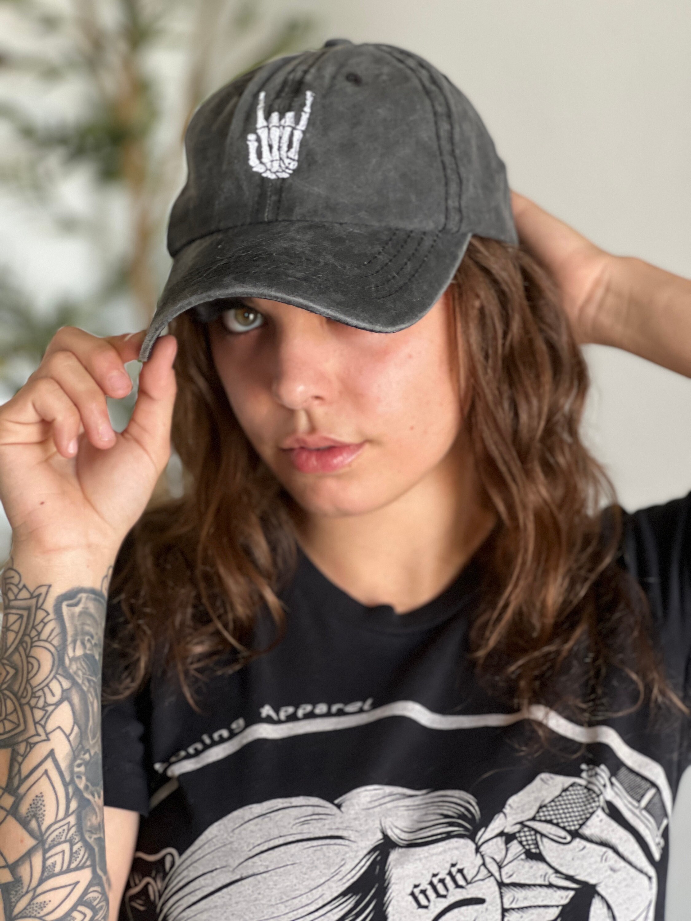 Skeleton Hand Hat Hang Loose Skeleton Hat Personalized Dad - Etsy