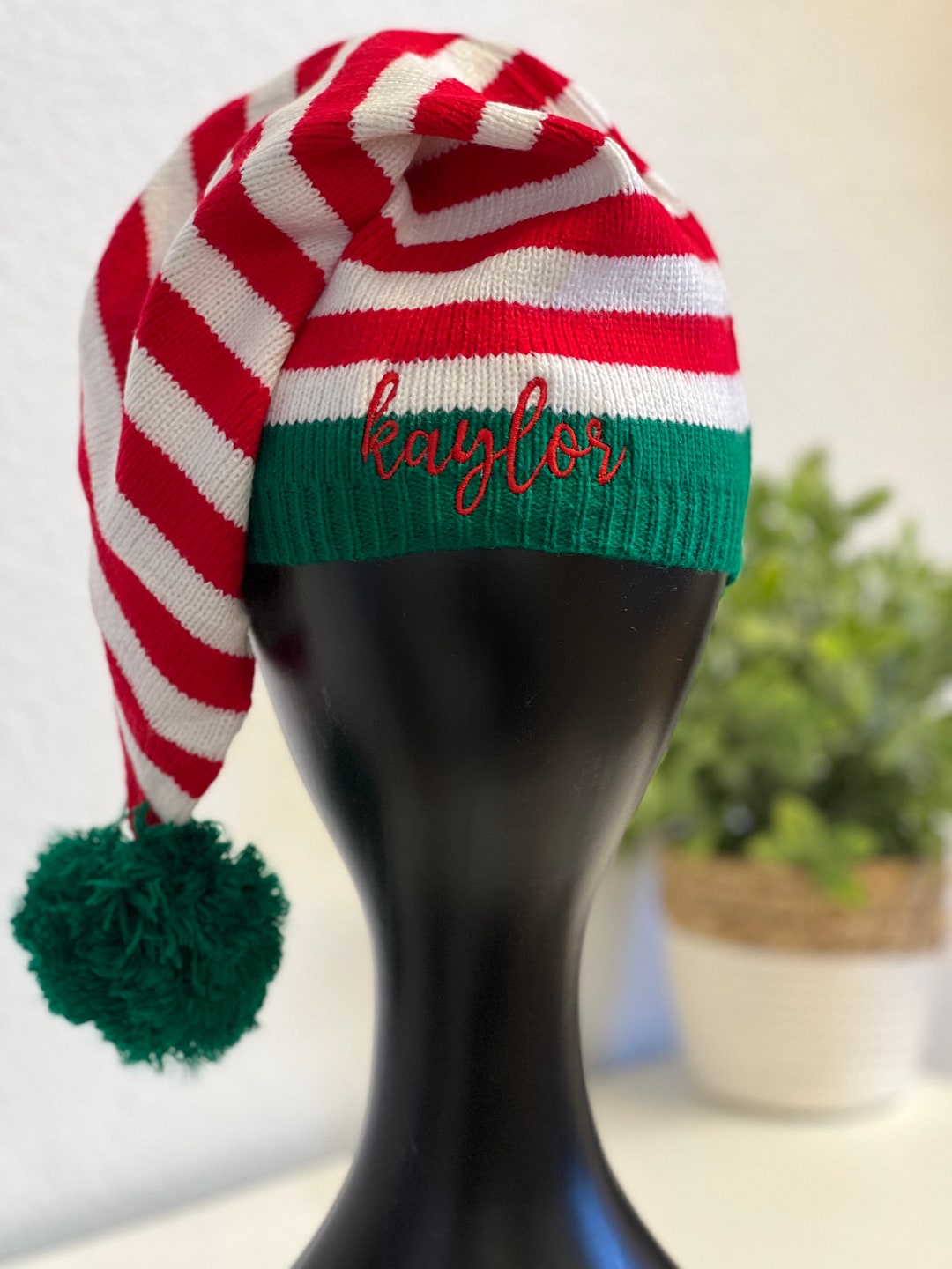 Santa Hat, Personalized Santa Hat, Embroidered Santa Hat, Adult ...