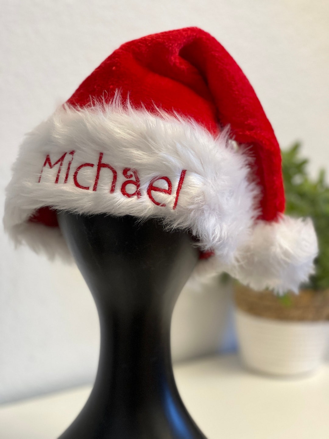 Custom Santa Hat Personalized Santa Hat Adult Embroidered - Etsy Canada