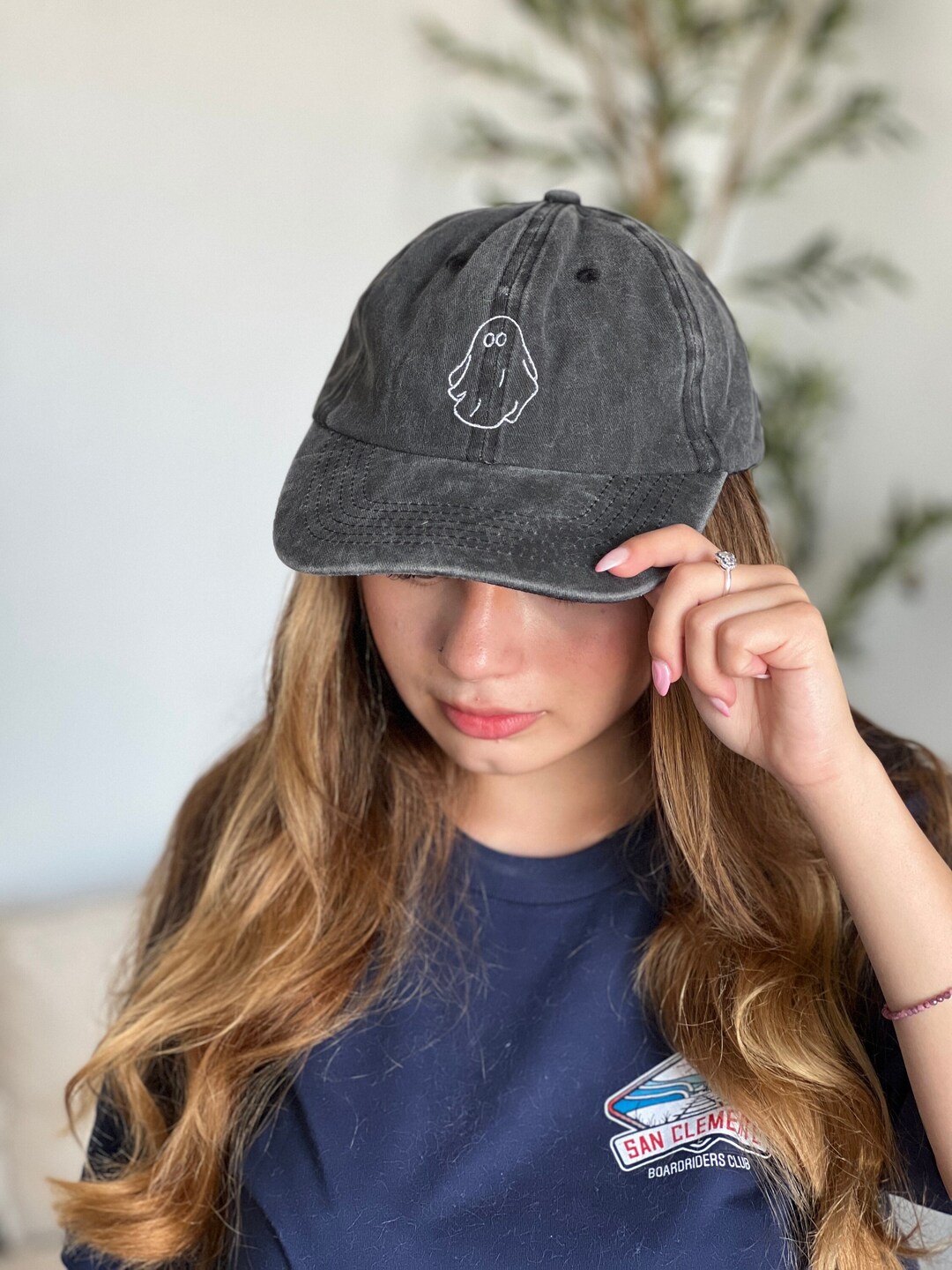 Ghost Hat, Fall Hat, Halloween Hat, Custom Embroidered Hat ...