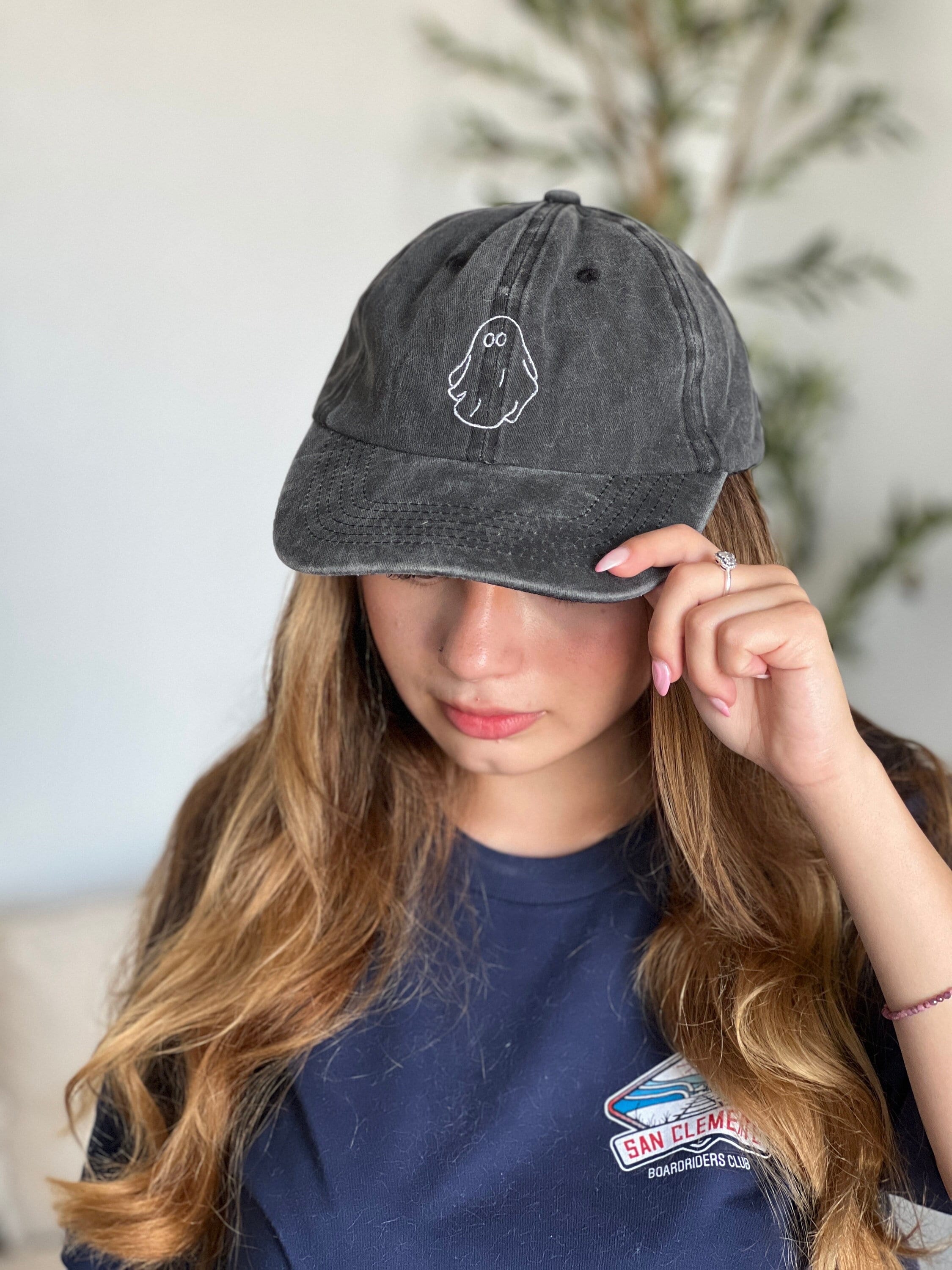 Ghost Hat, Fall Hat, Halloween Hat, Custom Embroidered Hat ...