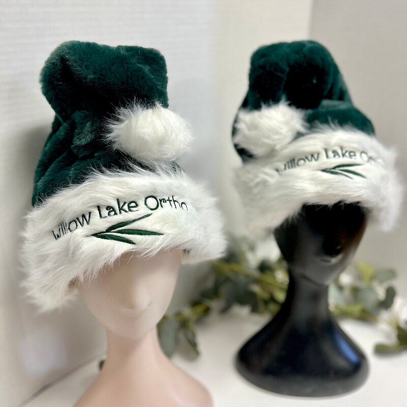 Personalized Santa Hats Green - Etsy