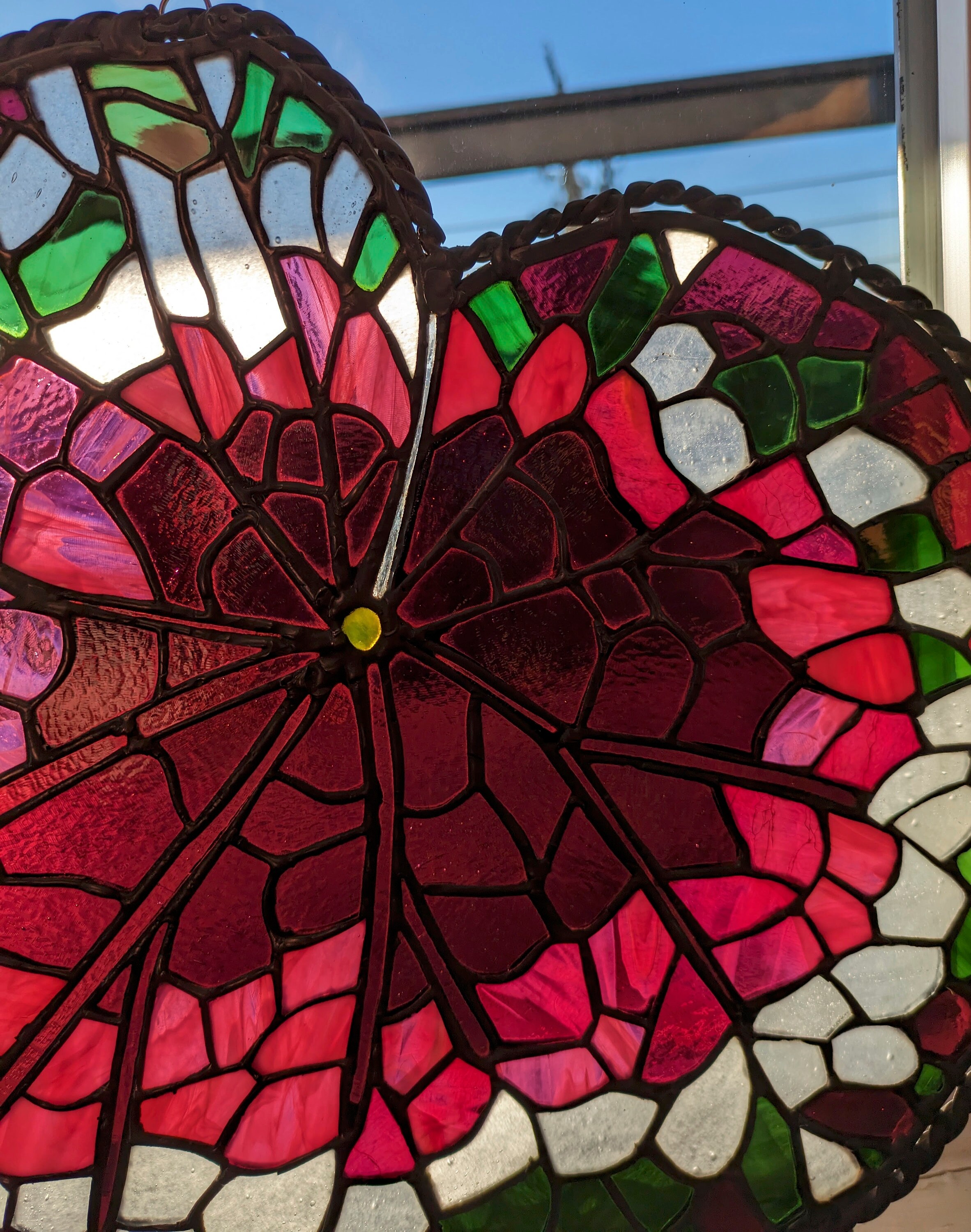 Beautiful Stained Glass Begonia Leaf - Etsy