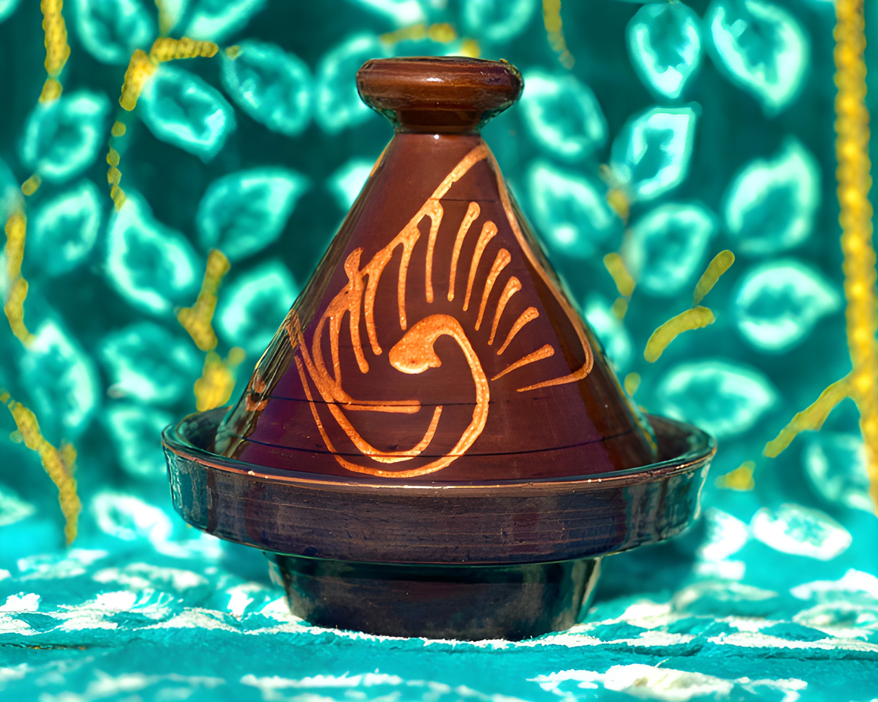 Small Tagine Handmade Authentic Berber Ceramic for Cooking, Serving ...