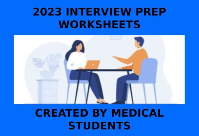 Ultimate Interview Prep Worksheet Bundle created by Medical Students - Etsy