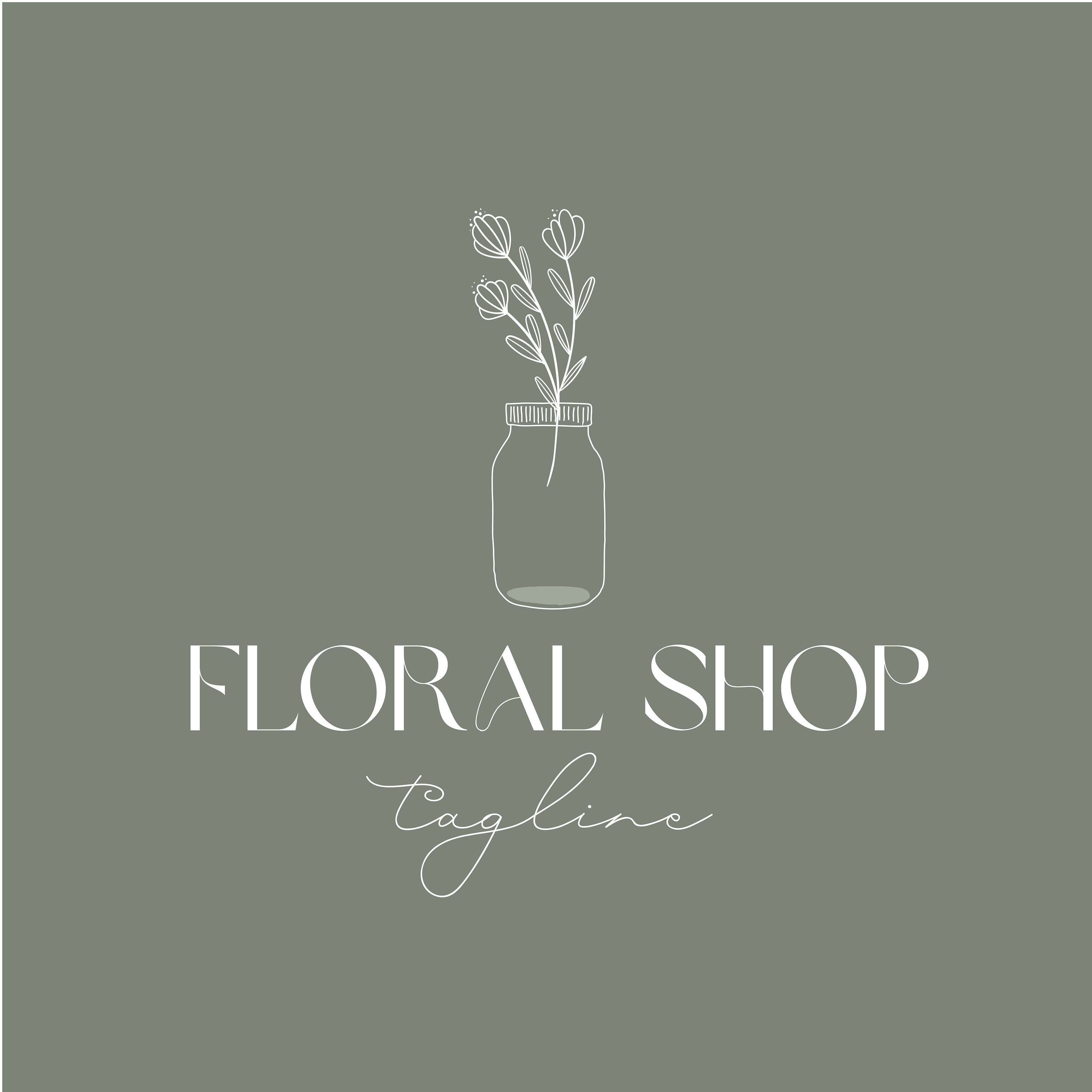Digital Logo Download | Floral Logo Design | Wedding Logo or Invitation ...