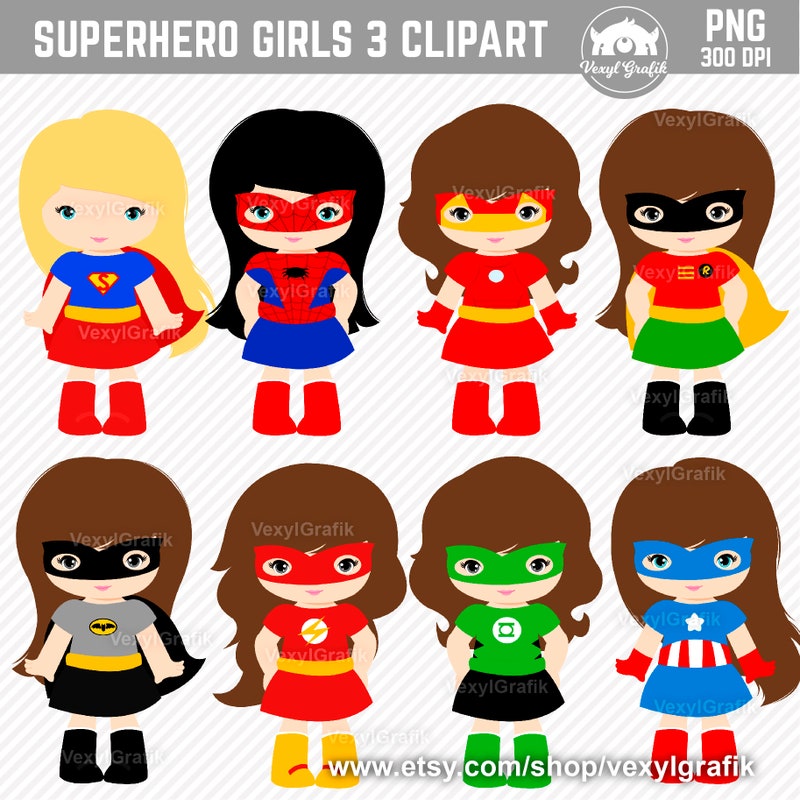Superhero Girls - Etsy