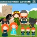 Merida Clipart, Instant Download PNG Files - 300 Dpi, Baby Shower ...