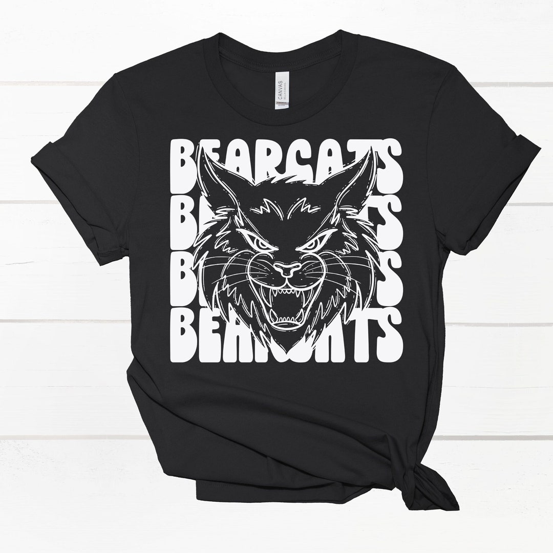 Custom Stacked Mascots Shirt - School Mascot Shirt - Bearcats Mascot ...