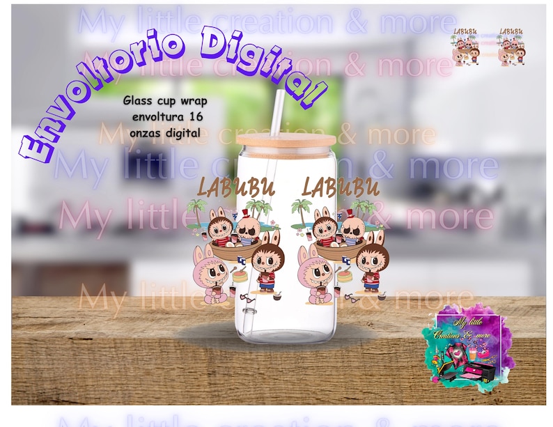 Labubutumbler Wrap - Can 16oz - Labubusublimation Design - Sublimation ...