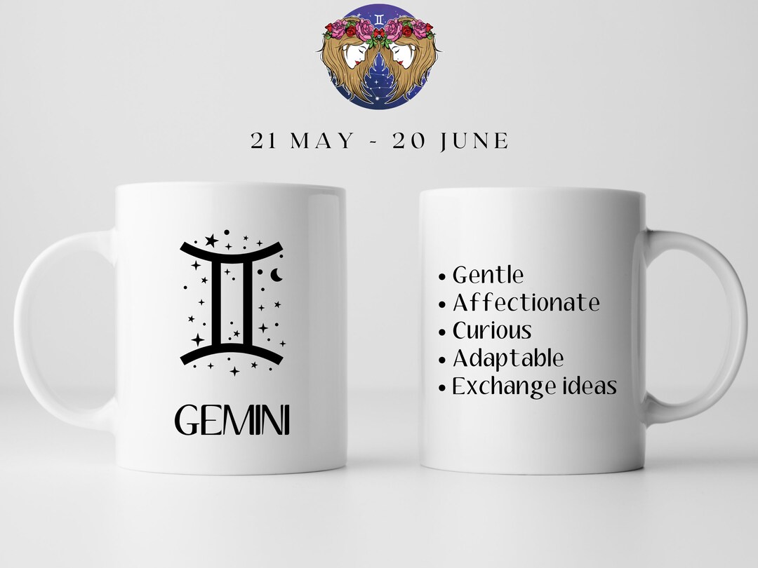 Gemini Birthday Mug,best Birthday Gift Mug,horoscope Mug,astrology ...
