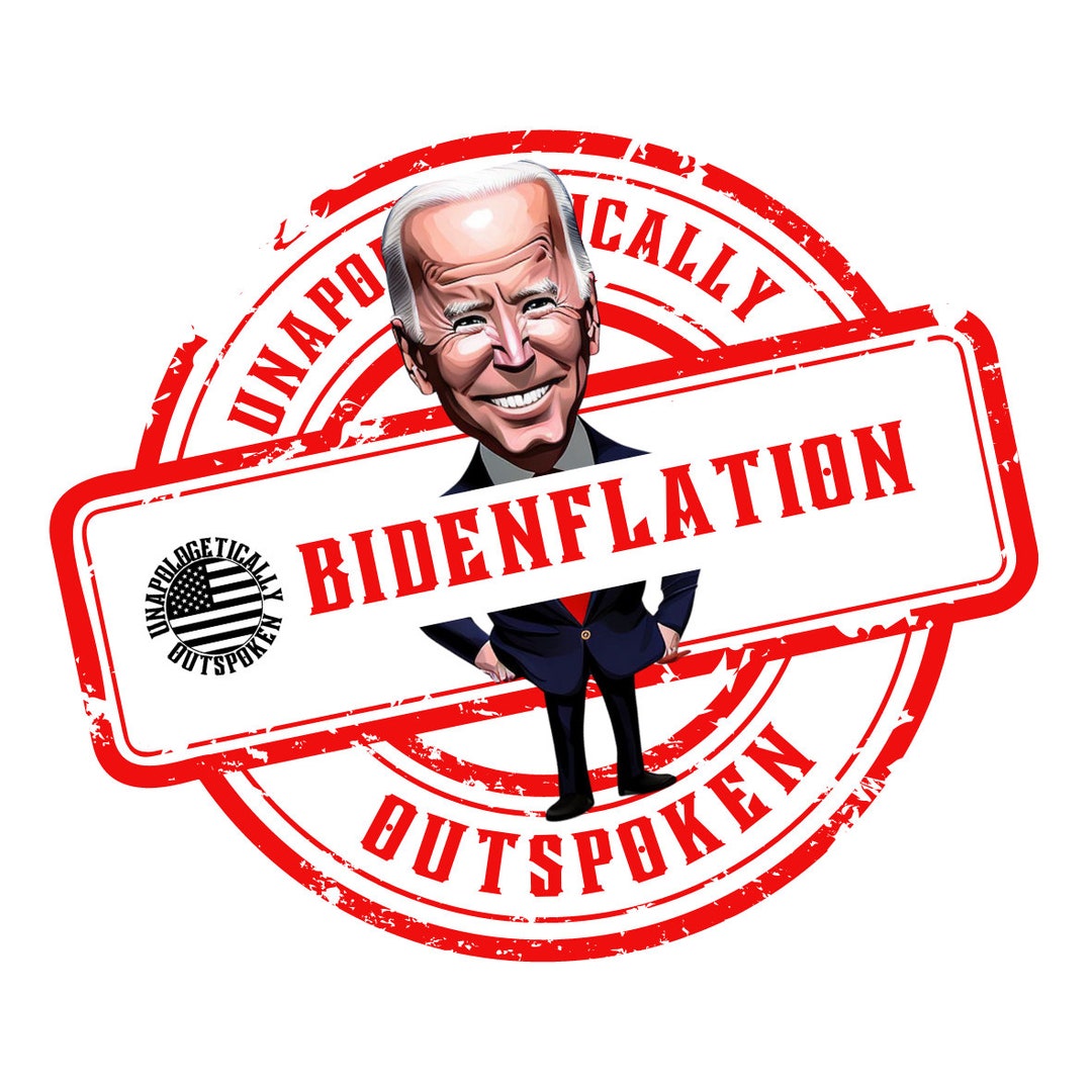 Bidenflation Funny Biden Vinyl Sticker | Laptop Sticker | Patriot ...